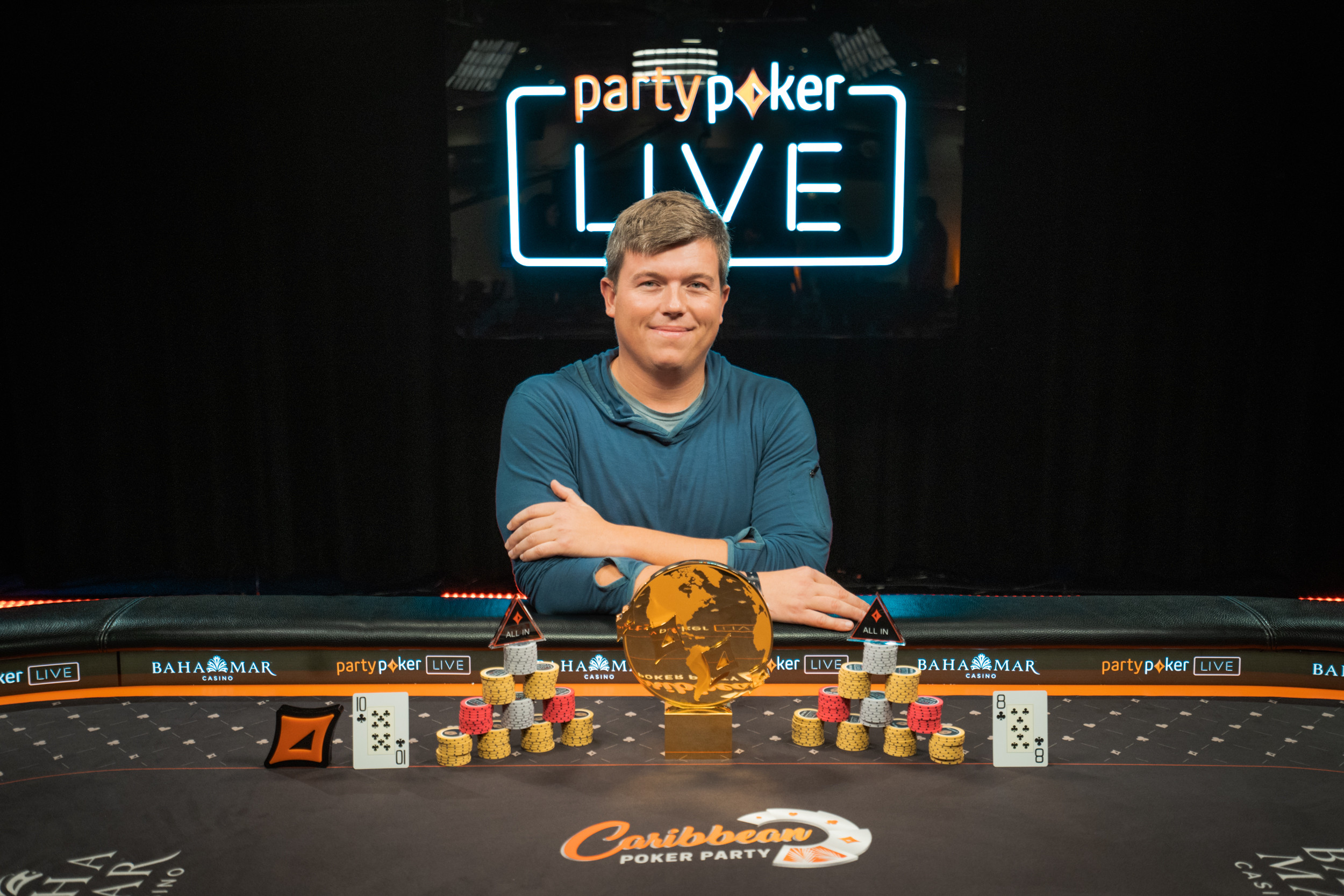 Roger Teska Conquista $25,500 MILLIONS World do Caribbean Poker Party ...