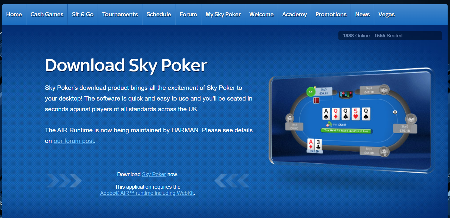 Sky Poker | How to Download and Play Sky Poker | PokerNews